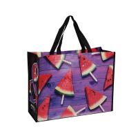 China Custom Printed Reusable Non Woven Shopping Bag 60-120gsm Heat Transfer Printing for sale