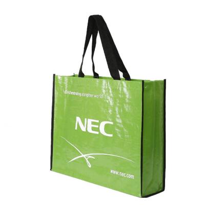 China Laminated PP Nonwoven Tote Bag 120g 14x16x10 Eco Friendly Reusable Shopping for sale