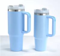 China Insulated Vacuum Sports Bottle Cup Tumbler 30oz 40oz Stainless Steel with Handle Straw for sale
