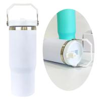China 30oz Stainless Steel Vacuum Insulated Sports Water Bottle with Straw Leak Proof Tumbler Cup for sale