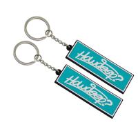 China 2D Flat PVC Keychain Badge Rubber Keyring Souvenirs Custom Printed for sale