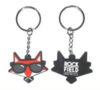 China Customized Key Holder Ring Souvenir Animal Shape Embossing Printing for sale