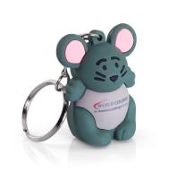 China Custom 3D Soft Silicone Rubber Anime PVC Keychain Holder BPA Free 1000pcs MOQ for sale