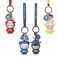 China Custom 3D Soft Silicone Rubber Anime PVC Keychain Holder BPA Free 1000pcs MOQ for sale