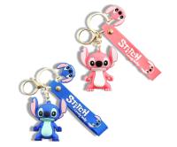 China Custom 3D Soft Silicone Rubber Anime PVC Keychain Holder BPA Free 1000pcs MOQ for sale