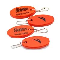 China Custom PU Foam Floating Rugby Ball Keychain 8cm x 3.5cm Promotional Gift for sale