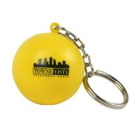 China Custom 3D PU Foam Basketball Stress Keychain 4cm for Promotional Gifts for sale