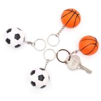 China Custom 3D PU Foam Basketball Stress Keychain 4cm for Promotional Gifts for sale