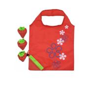 China Custom Logo Foldable Shopping Bag 190T Polyester Reusable Tote 38x58cm for sale