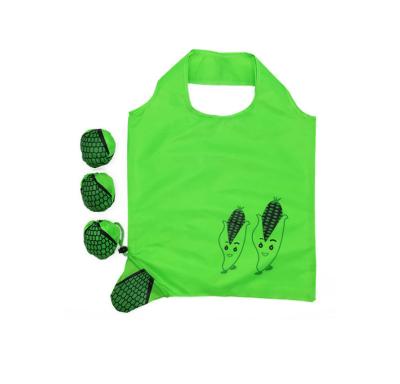 China 210D RPET Foldable Reusable Grocery Bag 38x58cm Customizable Polyester Shopping Tote for sale