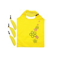 China Dual Handle Fruit Foldable Shopping Bag Water Resistant Polyester Tote for sale