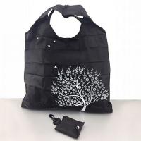 China Reusable Grocery Foldable Shopping Bag 190T Polyester Washable for sale