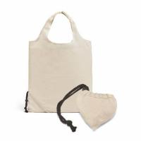 China Recyclable Polyester Foldable Shopping Bag 10OZ Canvas Cotton ODM for sale