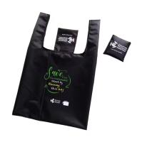 China Custom Foldable Shopping Bag Tote Polyester Nylon Promotional for sale