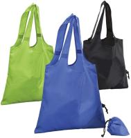 China Custom Foldable Shopping Bag Tote Polyester Nylon Promotional for sale