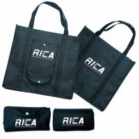 China Fold Away Reusable Collapsible Shopping Bag PP Non Woven Custom Logo for sale