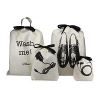 China Promotional Organic Canvas Brush Cotton Drawstring Dust Bag Bulk Customized for sale