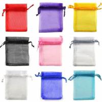 China ODM Plain Organza Drawstring Toiletry Bag Pouch For Gift Packing for sale