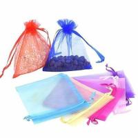 China ODM Plain Organza Drawstring Toiletry Bag Pouch For Gift Packing for sale