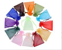 China ODM Plain Organza Drawstring Toiletry Bag Pouch For Gift Packing for sale