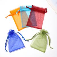 China ODM Plain Organza Drawstring Toiletry Bag Pouch For Gift Packing for sale
