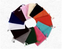 China Wholesale Custom Velvet Drawstring Jewelry Pouch Bag 5x7cm to 20x30cm for Necklace Bracelet Earrings for sale