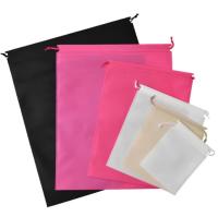 China Custom Non Woven Drawstring Gift Bags for Shoes Clothing Dust Packaging 30x40cm for sale