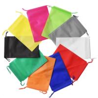 China Custom Non Woven Drawstring Gift Bags for Shoes Clothing Dust Packaging 30x40cm for sale