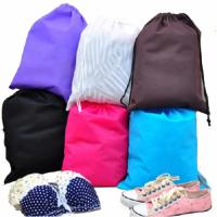 China Custom Non Woven Drawstring Gift Bags for Shoes Clothing Dust Packaging 30x40cm for sale