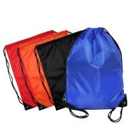 China Custom Polyester Drawstring Backpack Bulk for Camping Fitness Tourism Yoga Sports 190T 210D for sale