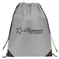 China Custom Drawstring Backpack Gymsack Waterproof Nylon Polyester 30x40cm for sale
