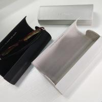 China Velvet PU Leather Eyeglass Case Custom Logo Printing Eyeware Sunlass for sale
