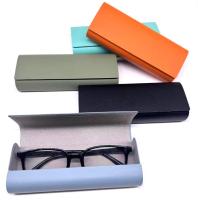 China Velvet PU Leather Eyeglass Case Custom Logo Printing Eyeware Sunlass for sale