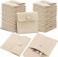 China Custom Microfiber Suede Jewelry Pouch 5x5cm to 10x10cm Foil Stamping Logo Gift Bag for sale