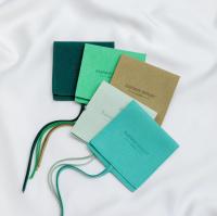 China Custom Debossed Microfiber Suede Jewelry Travel Pouch Bag 8x8cm with Flap Closure for sale