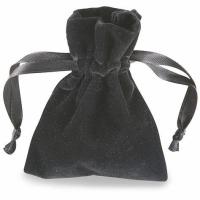 China Custom Velvet Jewelry Drawstring Pouch 7x9cm Mint Soft Flannel Bag for Necklace Rings for sale