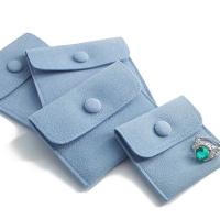 China Custom Velvet Microfiber Suede Jewelry Pouch Bags 5x5cm to 30x30cm for Necklaces Rings Bracelets for sale