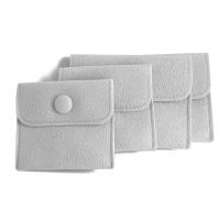China Custom Velvet Microfiber Suede Jewelry Pouch Bags 5x5cm to 30x30cm for Necklaces Rings Bracelets for sale