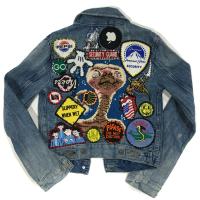 China Custom Polyester Embroidered Patches Iron On Sew On for Jackets Hats Jeans 100 Pieces for sale
