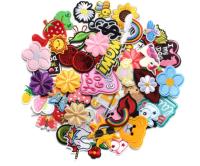 China Custom Embroidered Iron On Patch Sew On Applique for Clothes Jeans Hats Backpacks 5 cm for sale