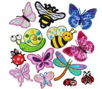 China Custom Embroidered Iron On Patch Sew On Applique for Clothes Jeans Hats Backpacks 5 cm for sale
