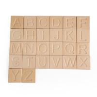 China Montessori Wood Spelling Toy Alphabet Puzzle Matching Words 26 Letters 36 Words for sale