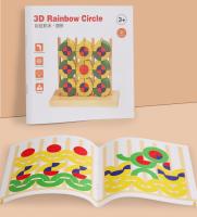 China Montessori Rainbow Wooden Stacking Blocks Toy 72pcs Non Toxic BPA Free Educational for Toddlers Hand Eye Coordination for sale