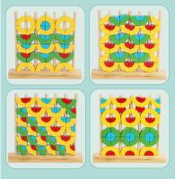 China Montessori Rainbow Wooden Stacking Blocks Toy 72pcs Non Toxic BPA Free Educational for Toddlers Hand Eye Coordination for sale