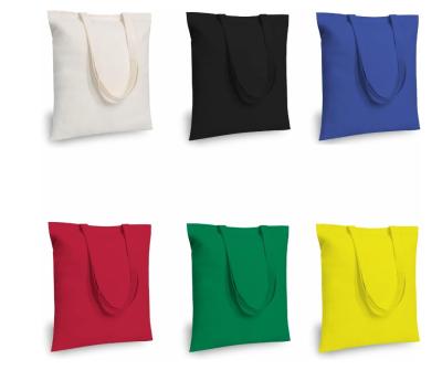 China Blank 100% Cotton Canvas Shopping Bags 10OZ 12OZ with Handles for Craft Painting Gift for sale
