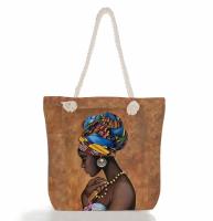 China African American Women Shoulder Top Handle Satchel Handbag 17.7x13.7x4.7 Inch Black Girl Magic Shopping Tote for sale