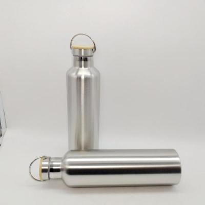 China 17oz 25oz Double Wall Insulated Stainless Steel Water Bottle with Handle Leakproof Lid for sale