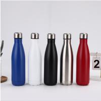 China Leak Proof Double Wall Insulated Water Bottle 17oz 500ml 304 Stainless Steel Sports for sale