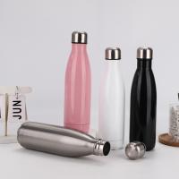 China Leak Proof Double Wall Insulated Water Bottle 17oz 500ml 304 Stainless Steel Sports for sale