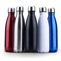 China Leak Proof Double Wall Insulated Water Bottle 17oz 500ml 304 Stainless Steel Sports for sale